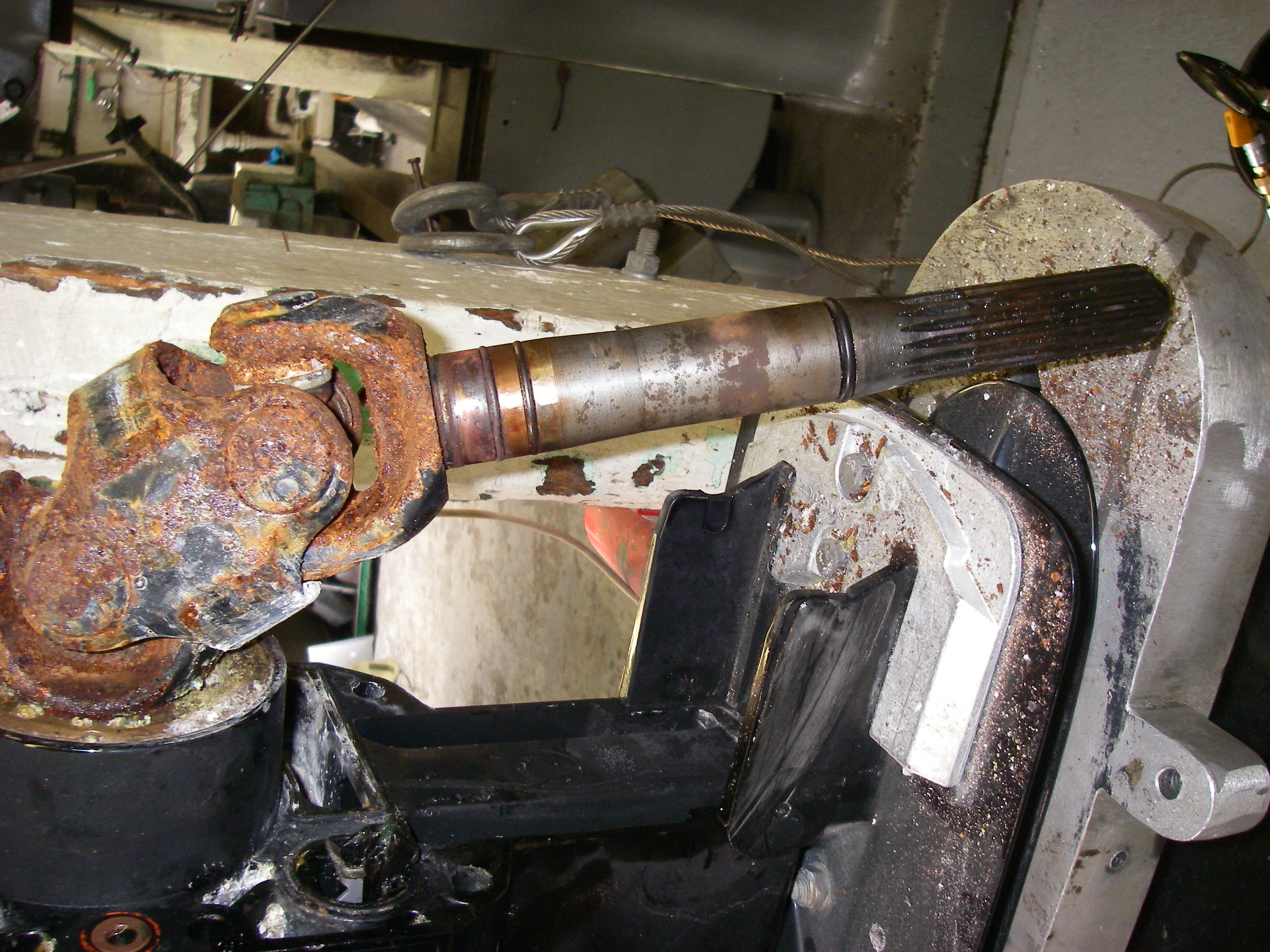 Bravo III Outdrive Corrosion 011 - Kingman Yacht Center